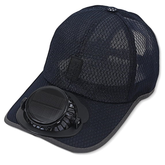 Solar Fan Cap, Breathable Mesh Cap with Solar Fan for Outdoor Cooling ...