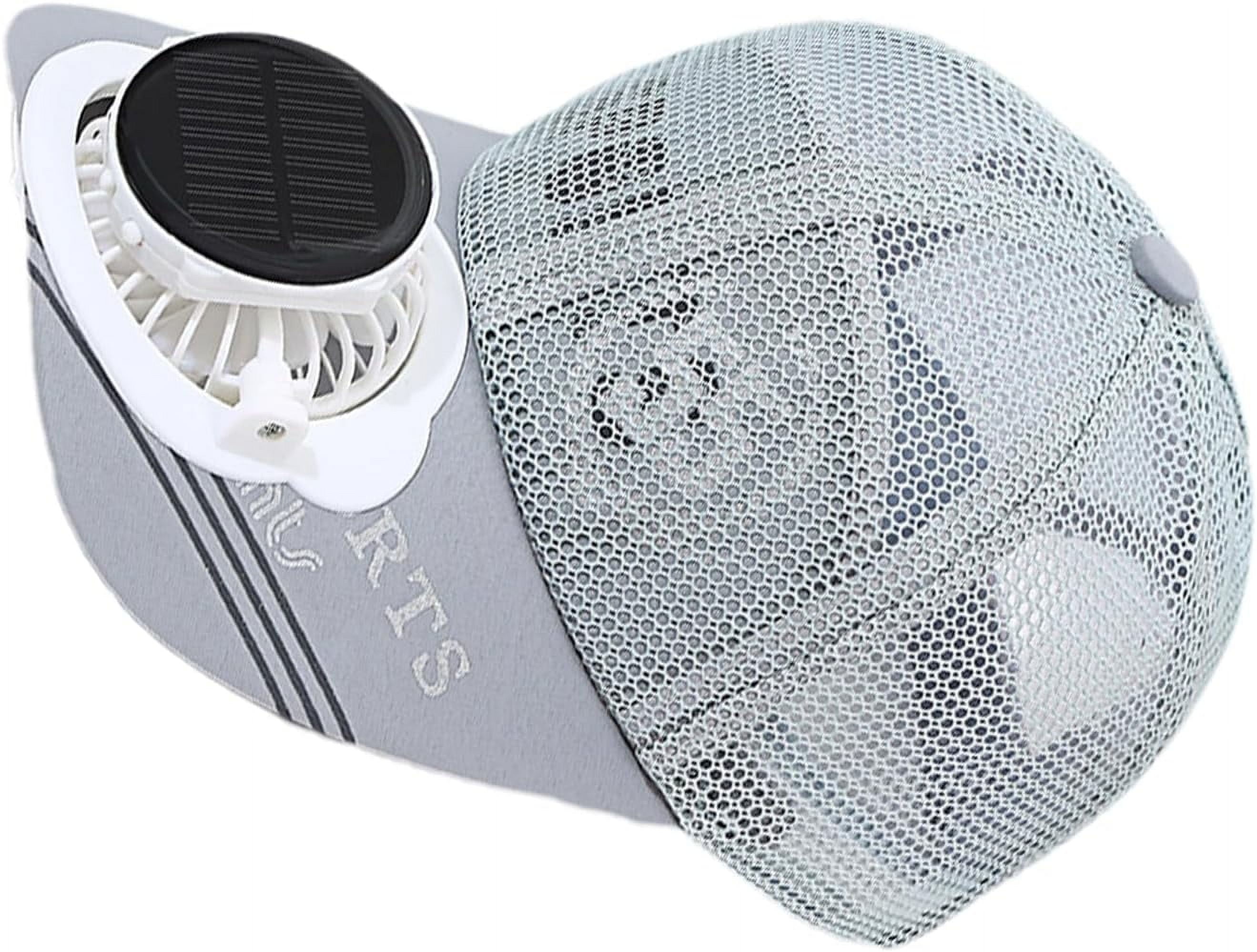 Solar Fan Hat - Solar Powered + usbs Charging Dual Features Fan Hat ...