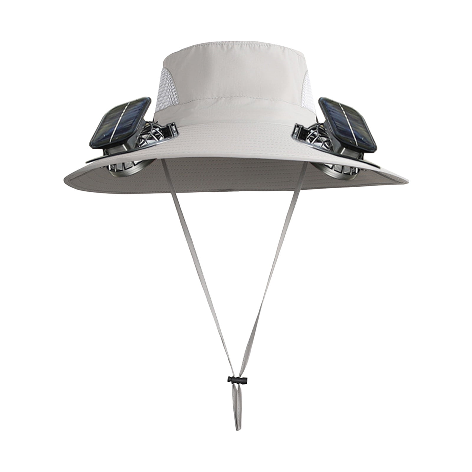 Solar Fan Hat for Men Women,UPF50+ Sun Bucket Hat with 2 Solar Fans ...