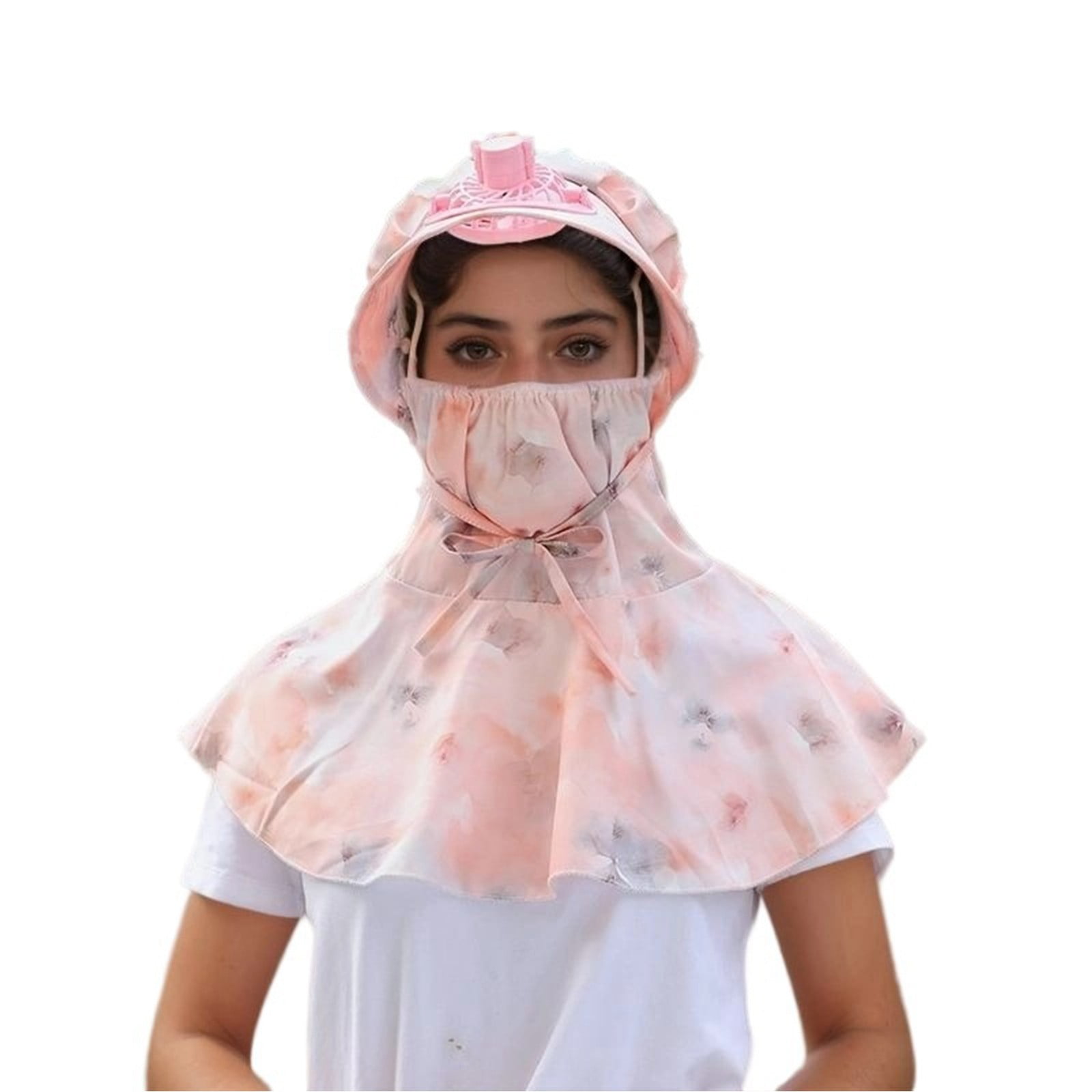 Solar Fan Hat with 25-Hour Cooling & UPF50+， Wide-Brim Bucket Hats for ...