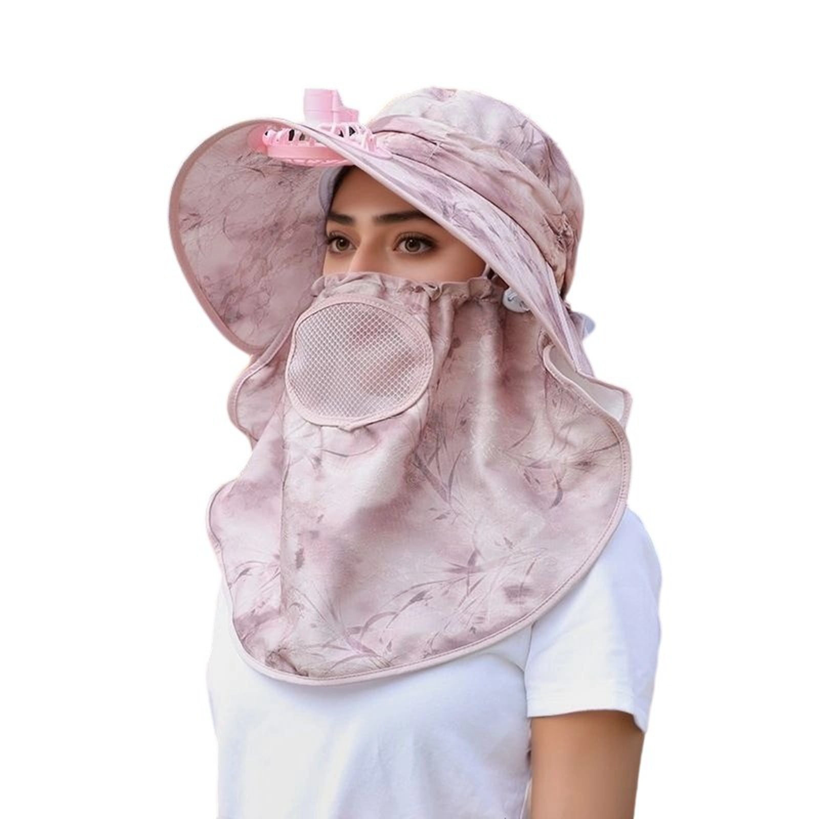 Solar Fan Hat with 25-Hour Cooling & UPF50+， Wide-Brim Bucket Hats for Fishing, Beach, Outdoor ...