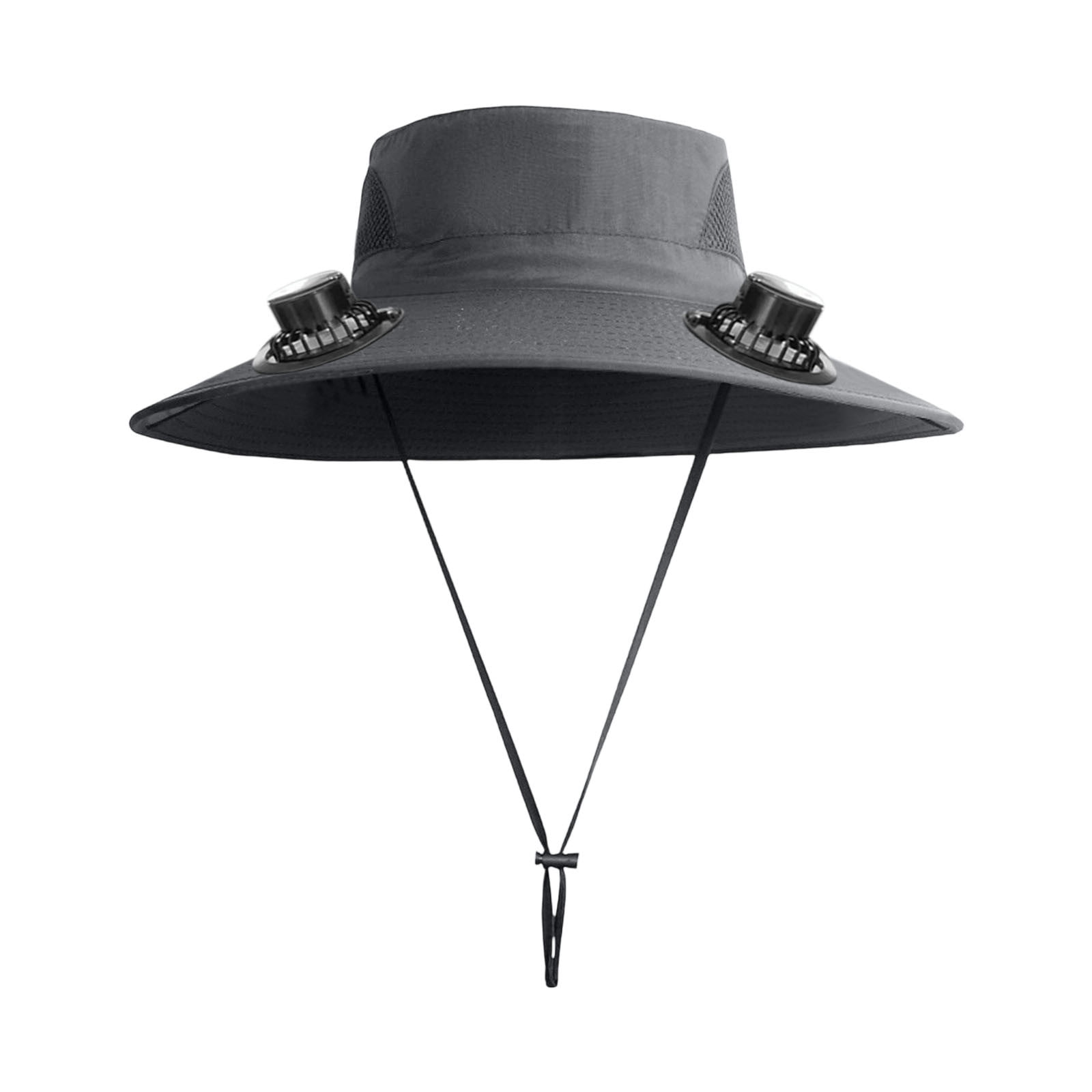Solar Fan Hats for Men Summer Cooling Fan Hat Hat with Fans Solar Power ...