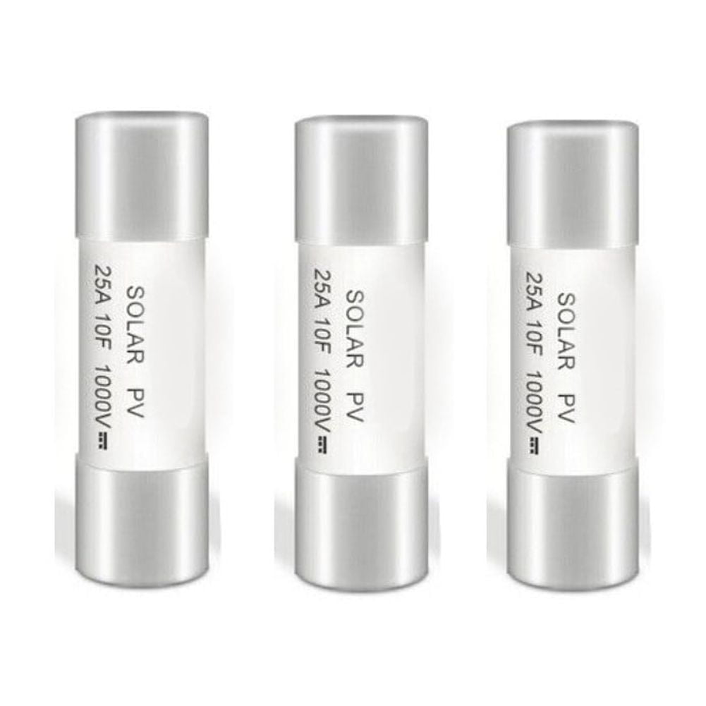 Solar Fast Acting Photovoltaic Fuse 10x38mm DC1000V 25A for Solar Power ...