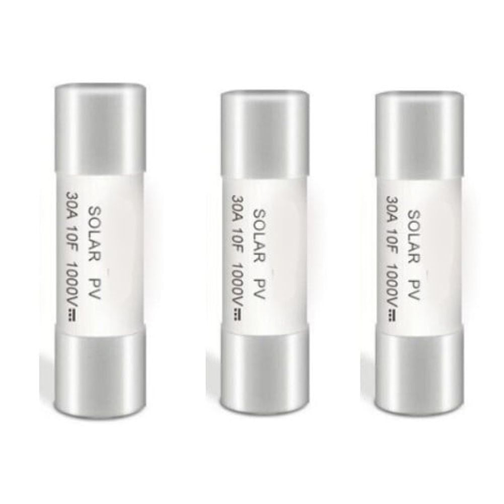 Solar Fast Blowing Photovoltaic Fuse 10x38mm 30A 1000V DC for Solar ...