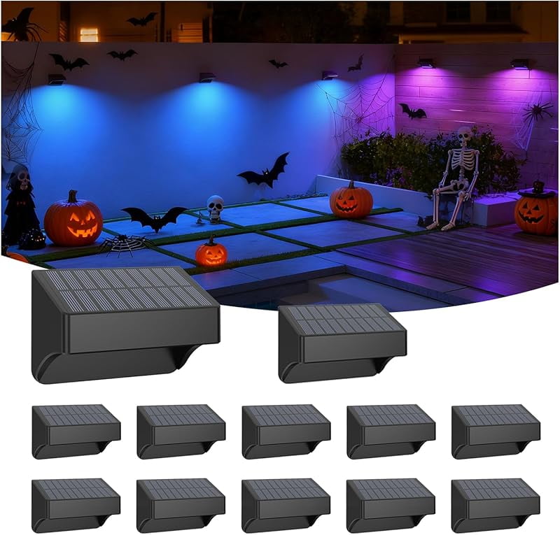 MY Solar Fence Lights,Fence Solar Lights Outdoor Waterproof Led IP65 ...