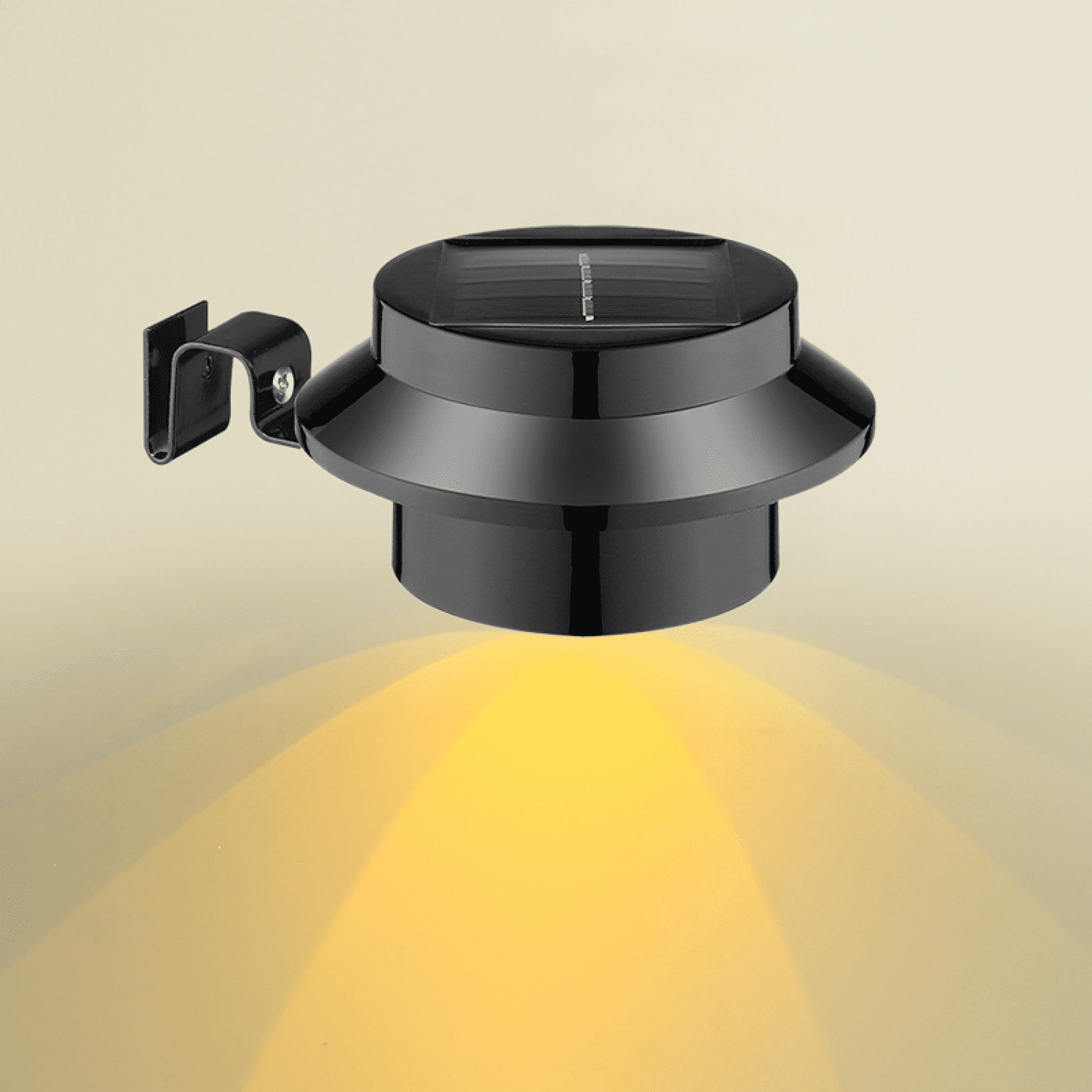 Solar Fence Lights Outdoor Gutter Light Waterproof for Deck Pathway ...