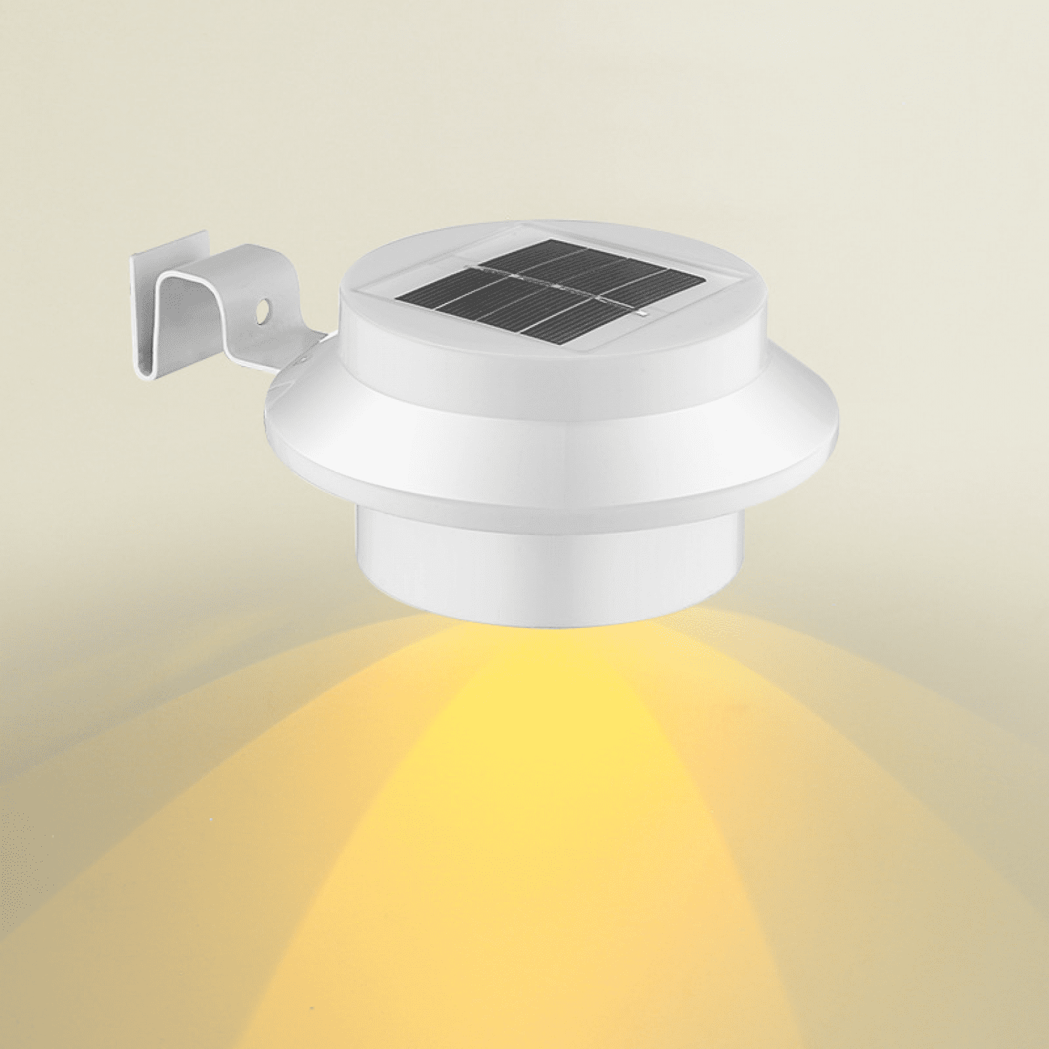 Solar Fence Lights Outdoor Gutter Light Waterproof for Deck Pathway ...