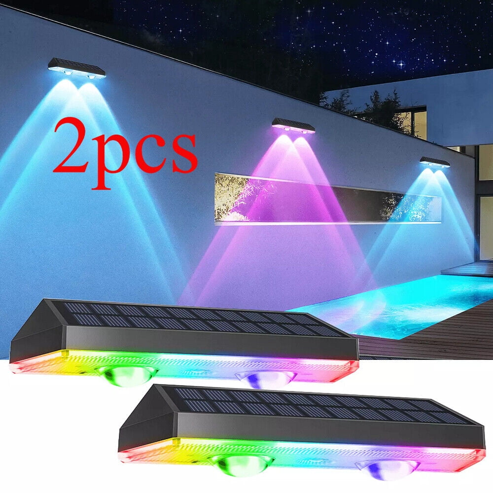 Solar Fence Lights Outdoor - LED Solar Solar Step Lights for Outside ...