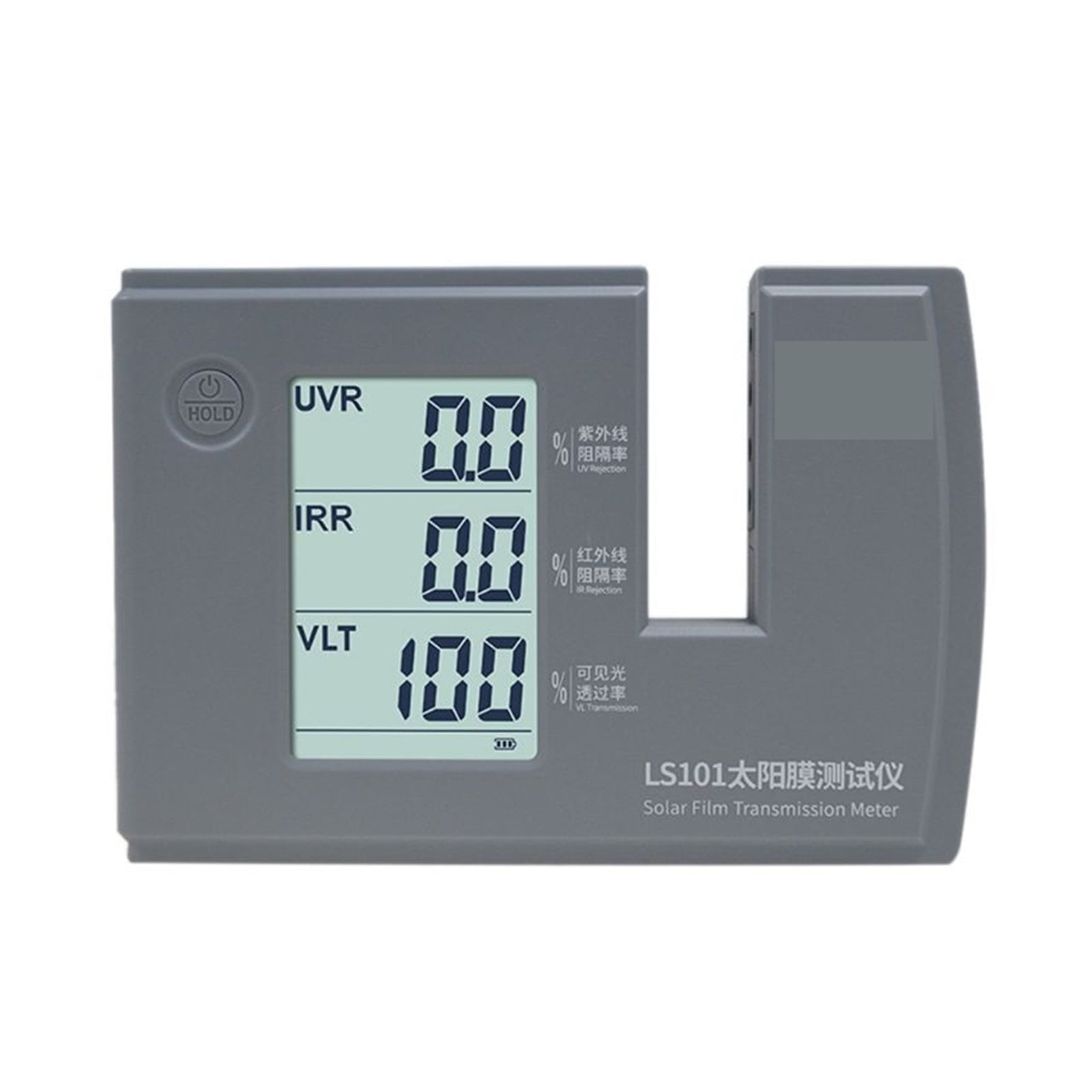 Solar Film Transmission Meter, Rejection Rate UVR IRR VLT Tester Window ...