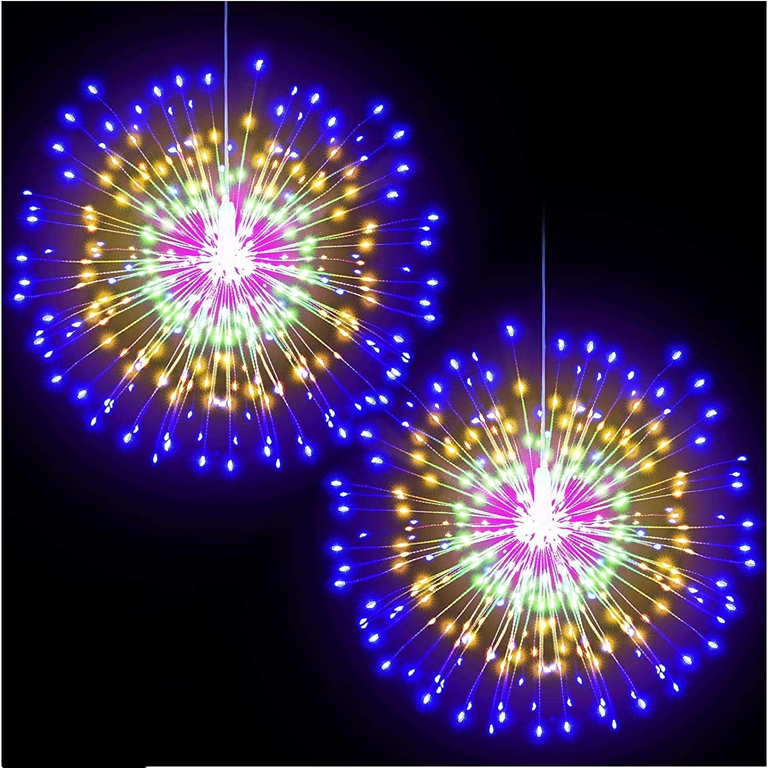 Solar Firework Lights by Happon, 200 LED Fairy Light Waterproof Copper ...