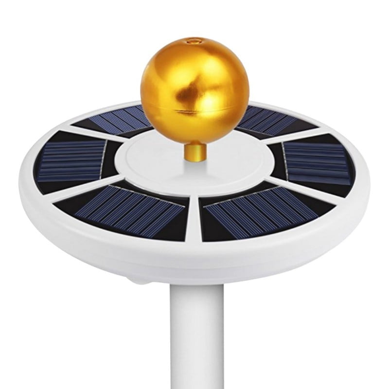Solar Flag Pole Light, 42 Super-Bright Solar Powered LED Flagpole Light ...