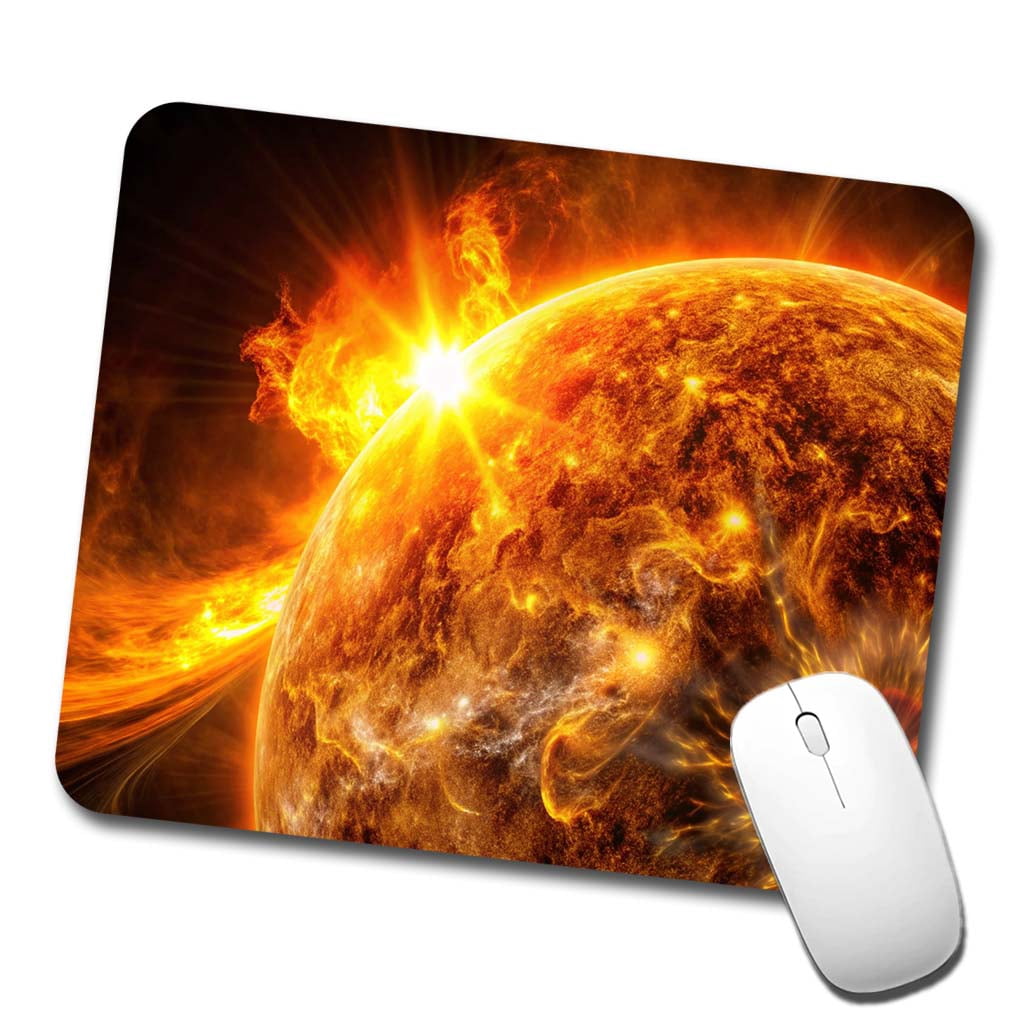 Solar Flare on the Sun Sci-fi Mouse Pad Low Profile Gaming Mat ...
