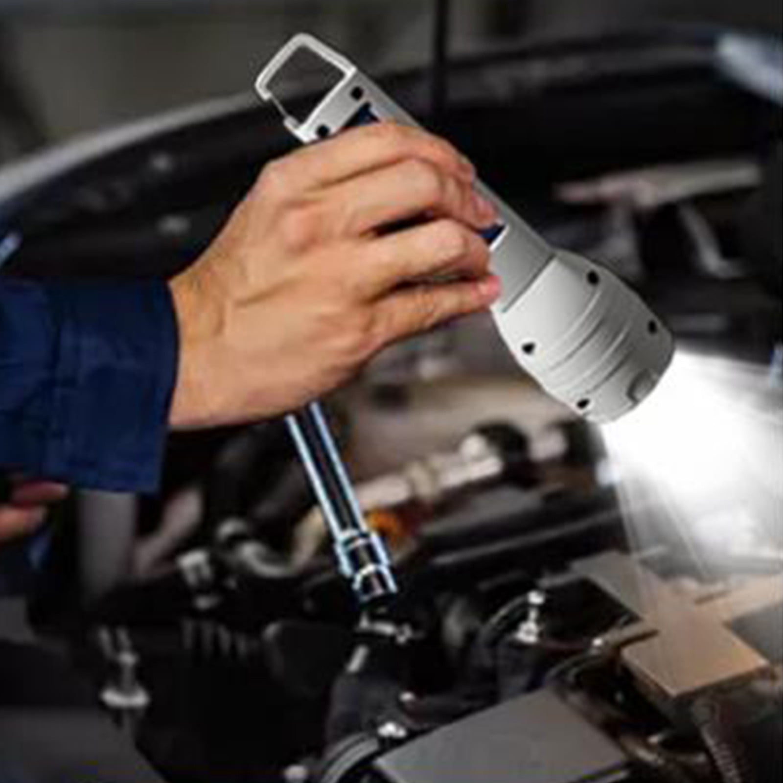 Solar Flashlight LED Portable | Type-C Rechargeable Emergency Light ...