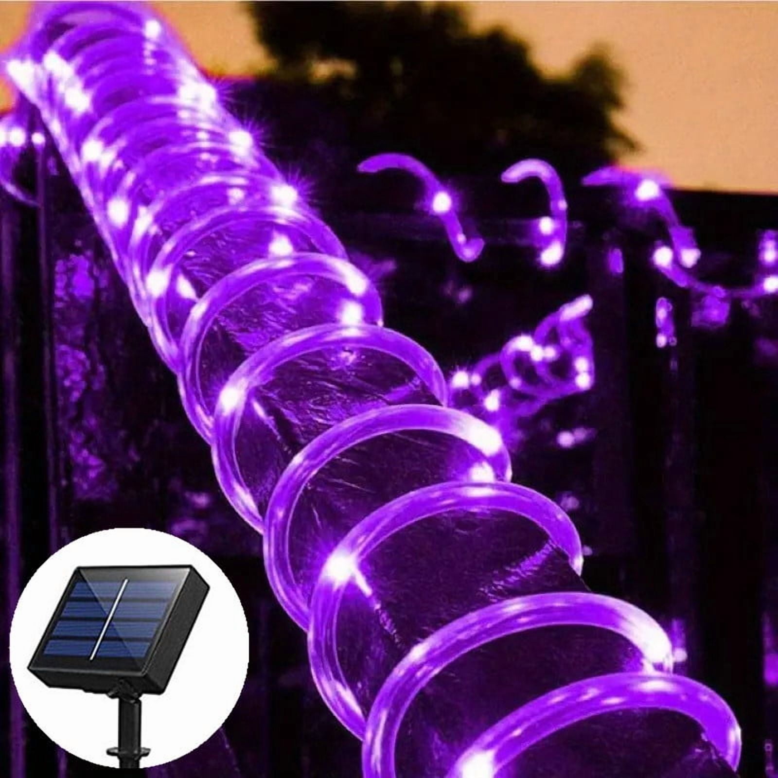 Solar Flexible Tube Lights Outdoor LED Hose String Lights 8 Lighting ...