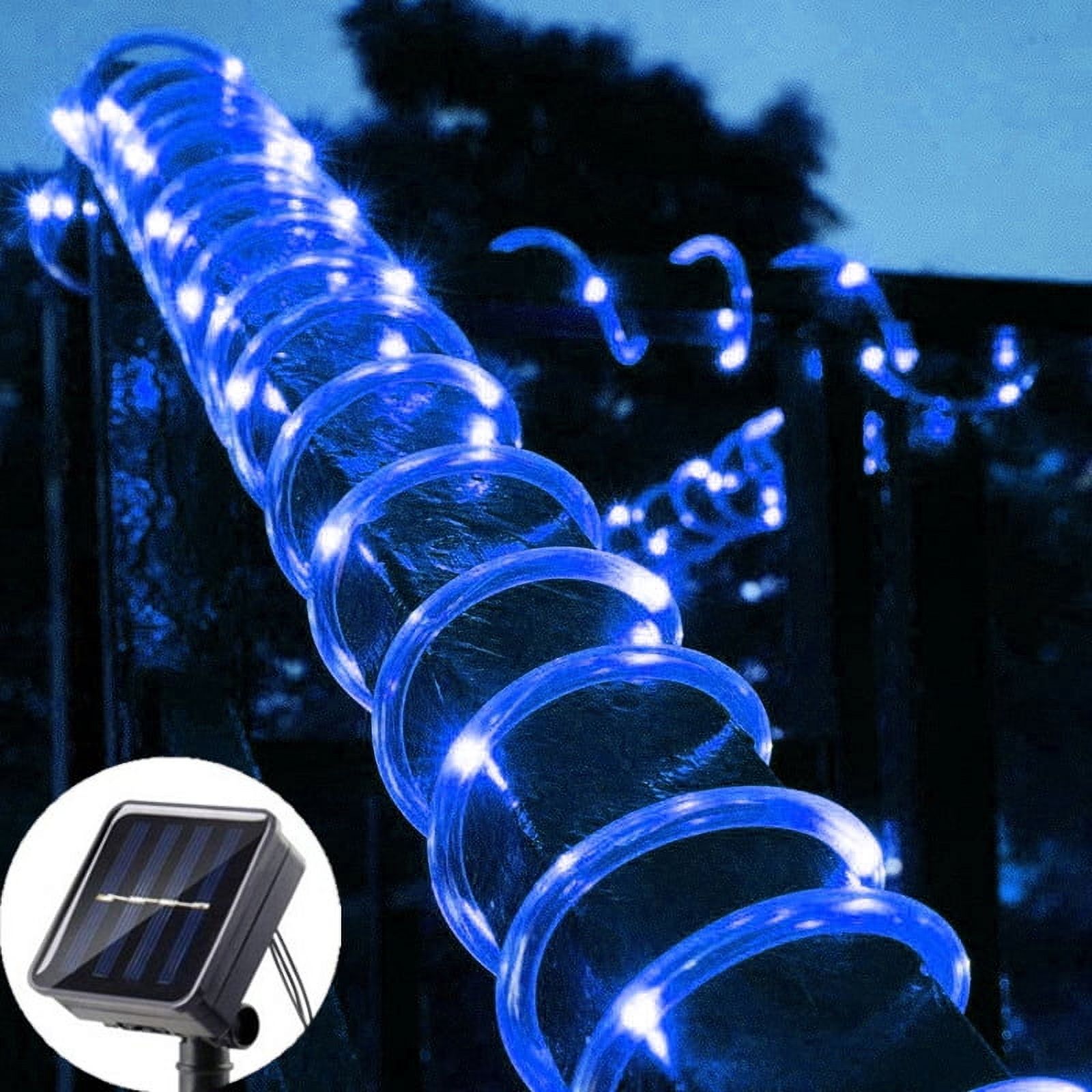 Solar Flexible Tube Lights Outdoor LED Hose String Lights 8 Lighting ...