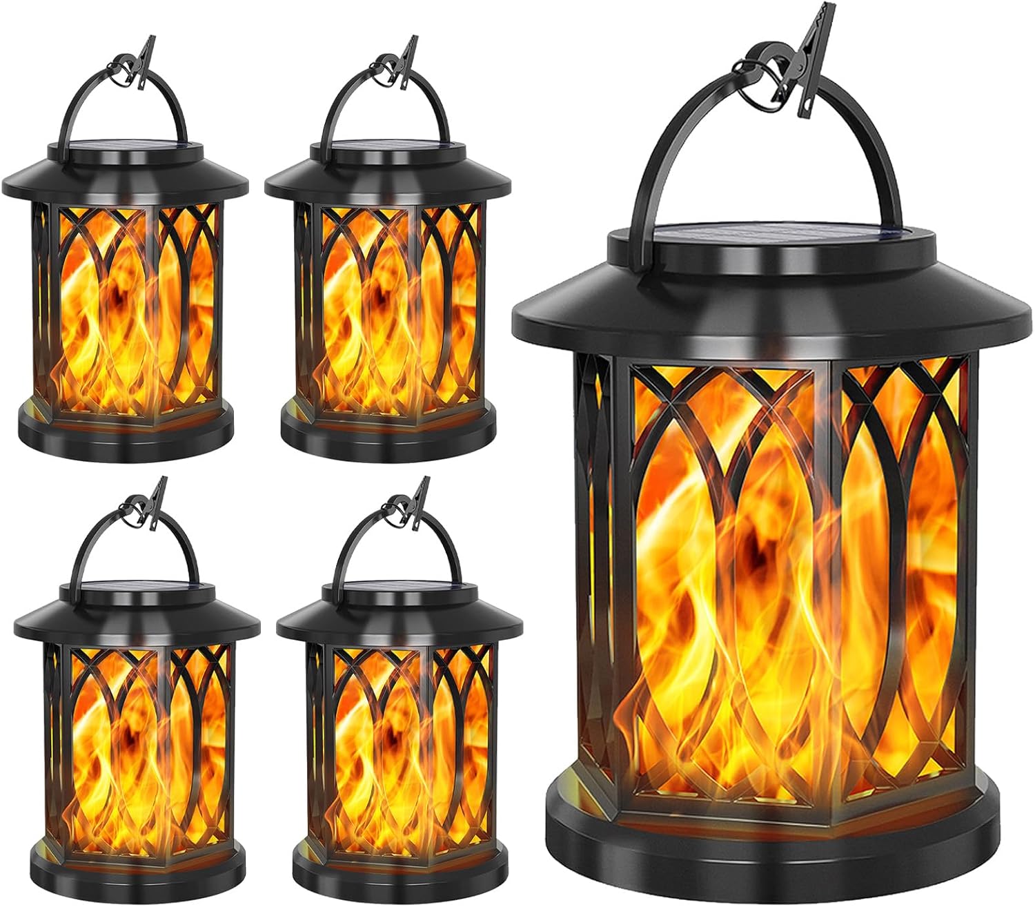 Dancing Flame Solar Lanterns Outdoor Usb Solar Lanterns Outdoor ...