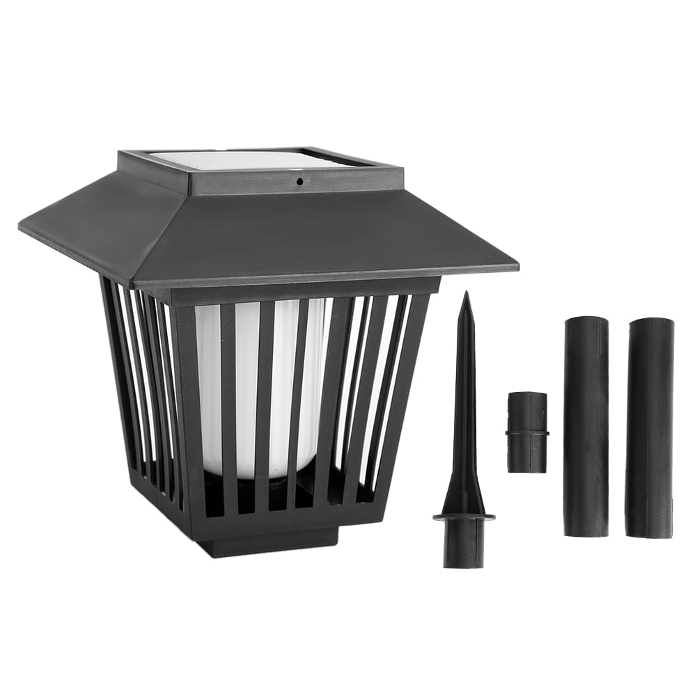 Slatcetga Solar Flickering Light Waterproof Outdoor Garden Decoration ...