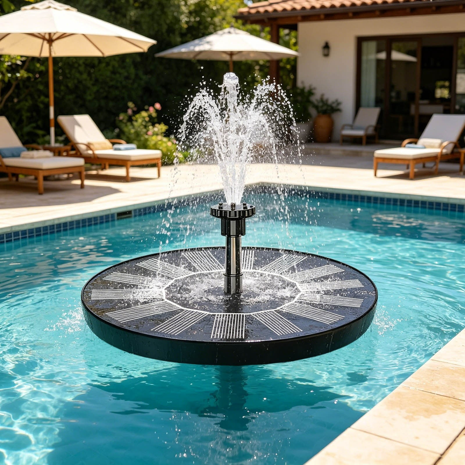 Solar Floating Fountain Pump 3.5W Solar Powered Water Pump with ...