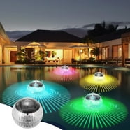 Ailao Waterproof Solar Powered LED Floating Ball Lamp Decor Light for ...