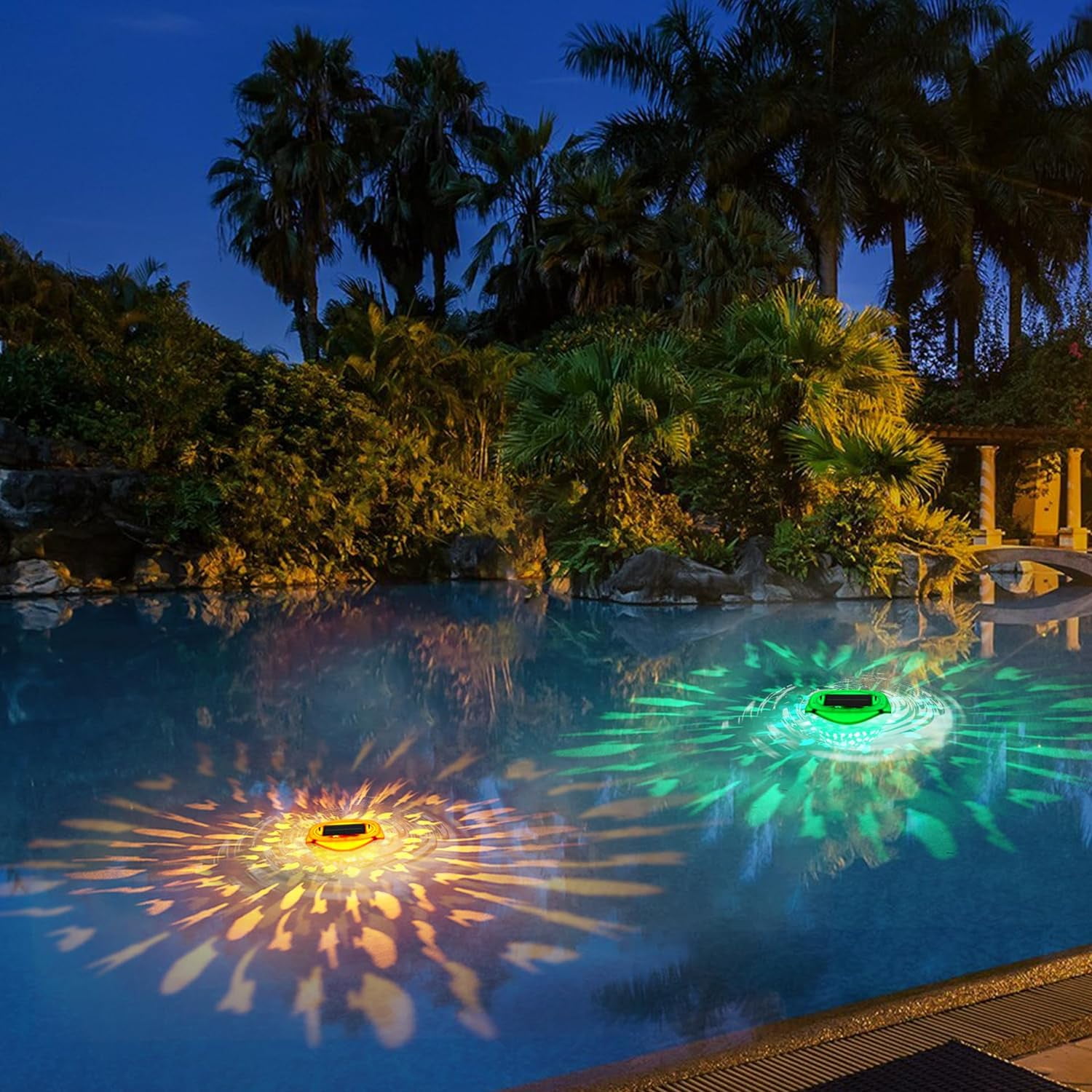 Solar Floating Pool Lights,Fish Pattern Pool Lights That Float ...
