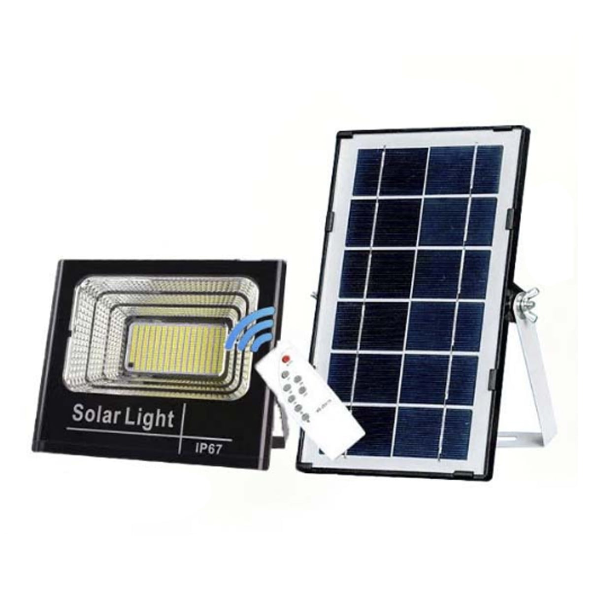 Solar Flood Light Outdoor, Super Brightness 114 LEDs with Remarkable ...