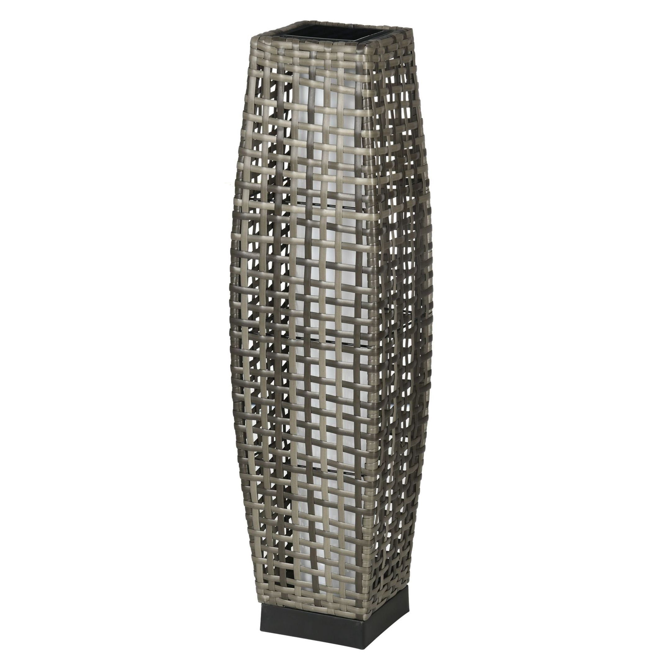 Solar Floor Lamp Outdoor, Garden Pathway Lights LED, Waterproof ...