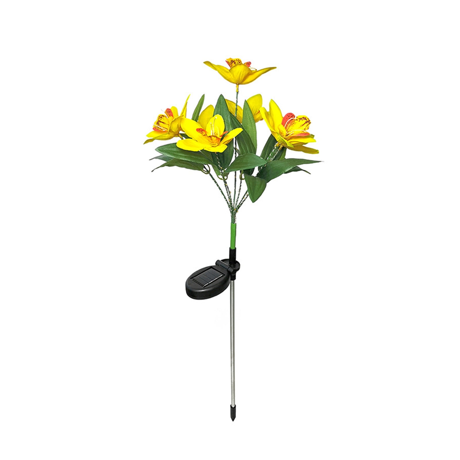 Solar Flower Lights Outdoor Garden Decor, LED Solar Landscape Stake ...