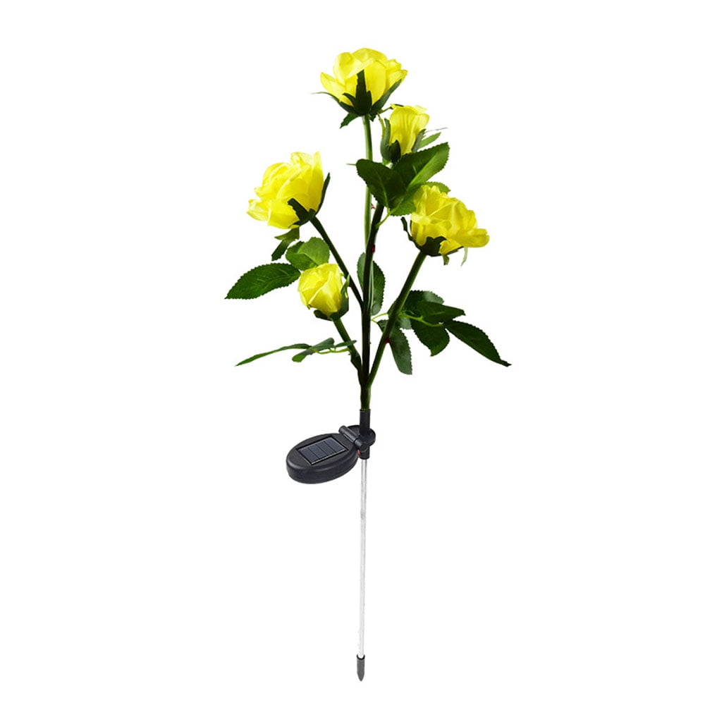 Solar Flowers Lights Garden Decorative, Solar Rose Flower Lights for ...