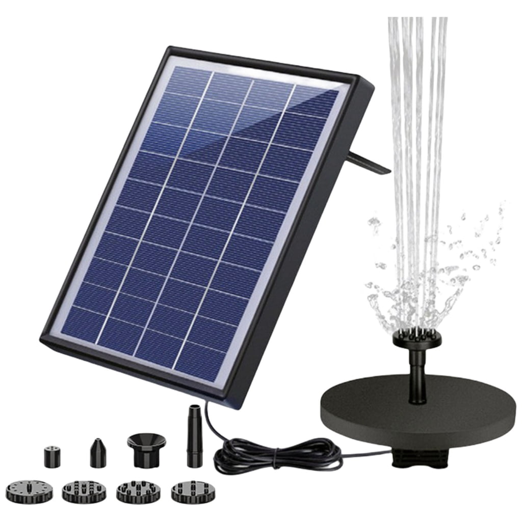 Solar Fountain Pump 1.5W/5W Solar Power Water Pump 150L/H Adjustable ...