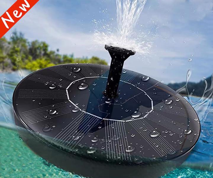 Solar Fountain Pump, Build Your Outdoor Water Feature with Multiple ...