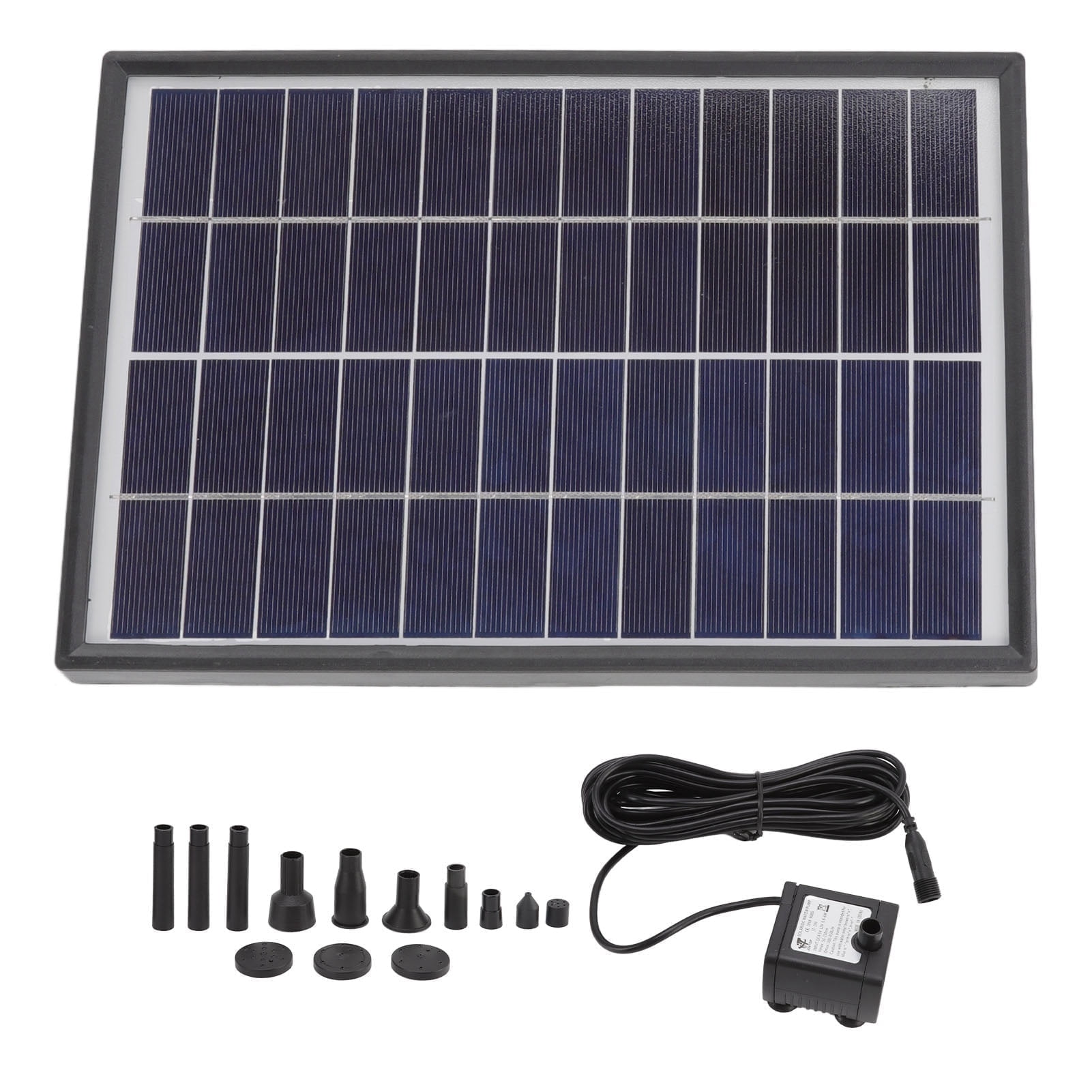 Solar Fountain Pump, Durable 12V 6W Anti Clogging Filter,DIY Outdoor ...