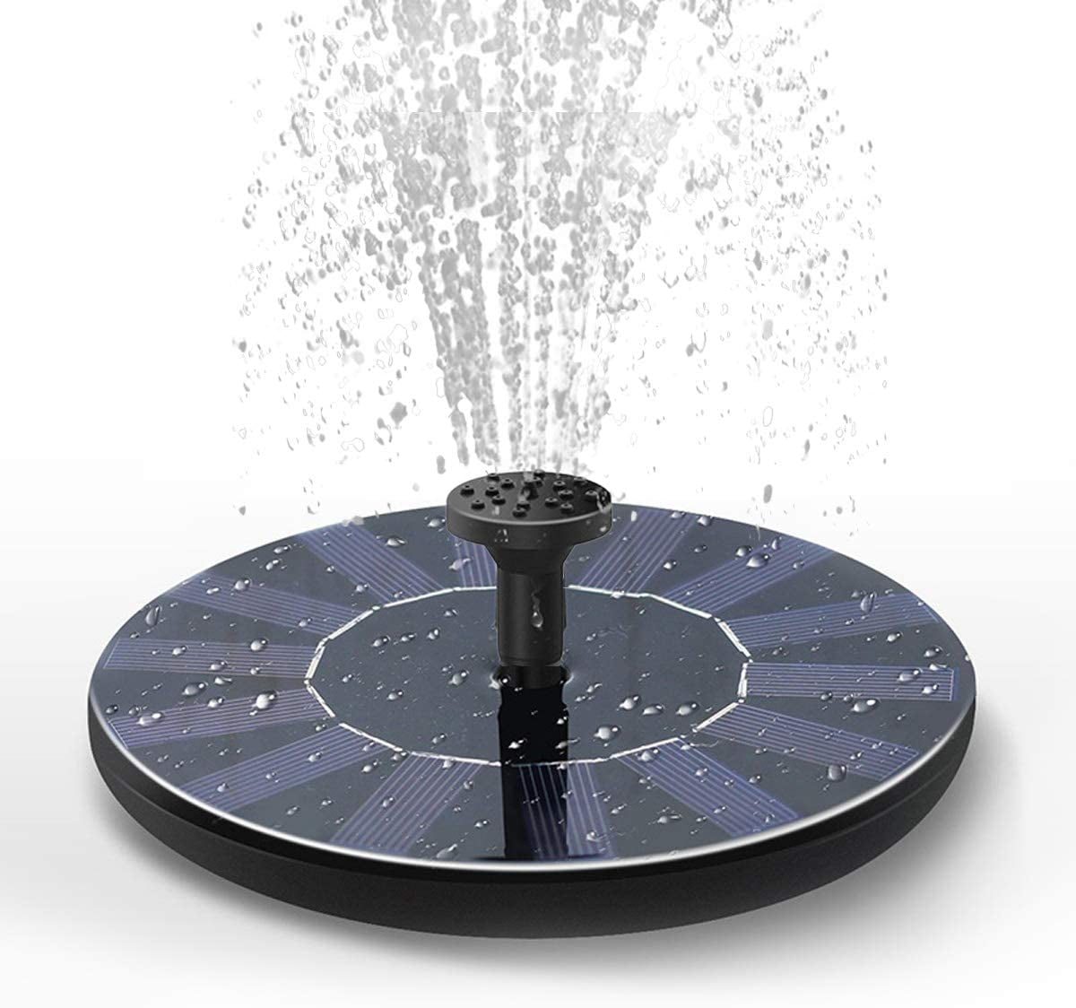Solar Fountain Water Pump for Bird Bath, New Upgraded Mini Solar ...