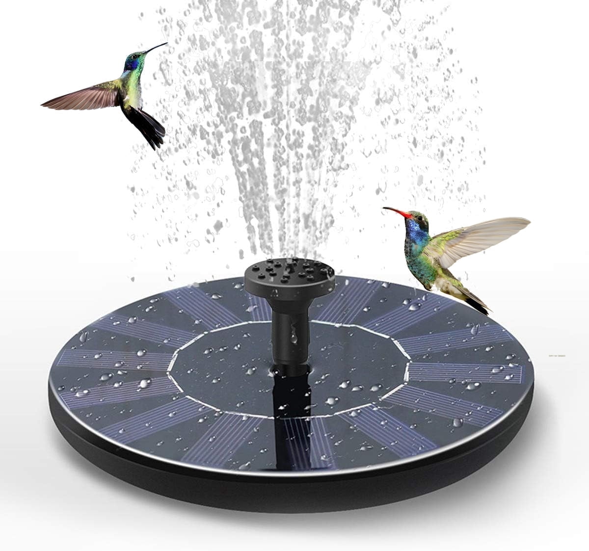 Solar Fountain Water Pump,New Upgraded Mini Solar Powered Fountain,Free ...