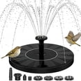 Solar Fountain for Bird Bath: Floating Mini Solar Water Fountain with 6 ...