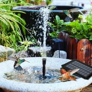 Smart Solar Outdoor Water Fountain - Solar Powered Koi Fountain with ...