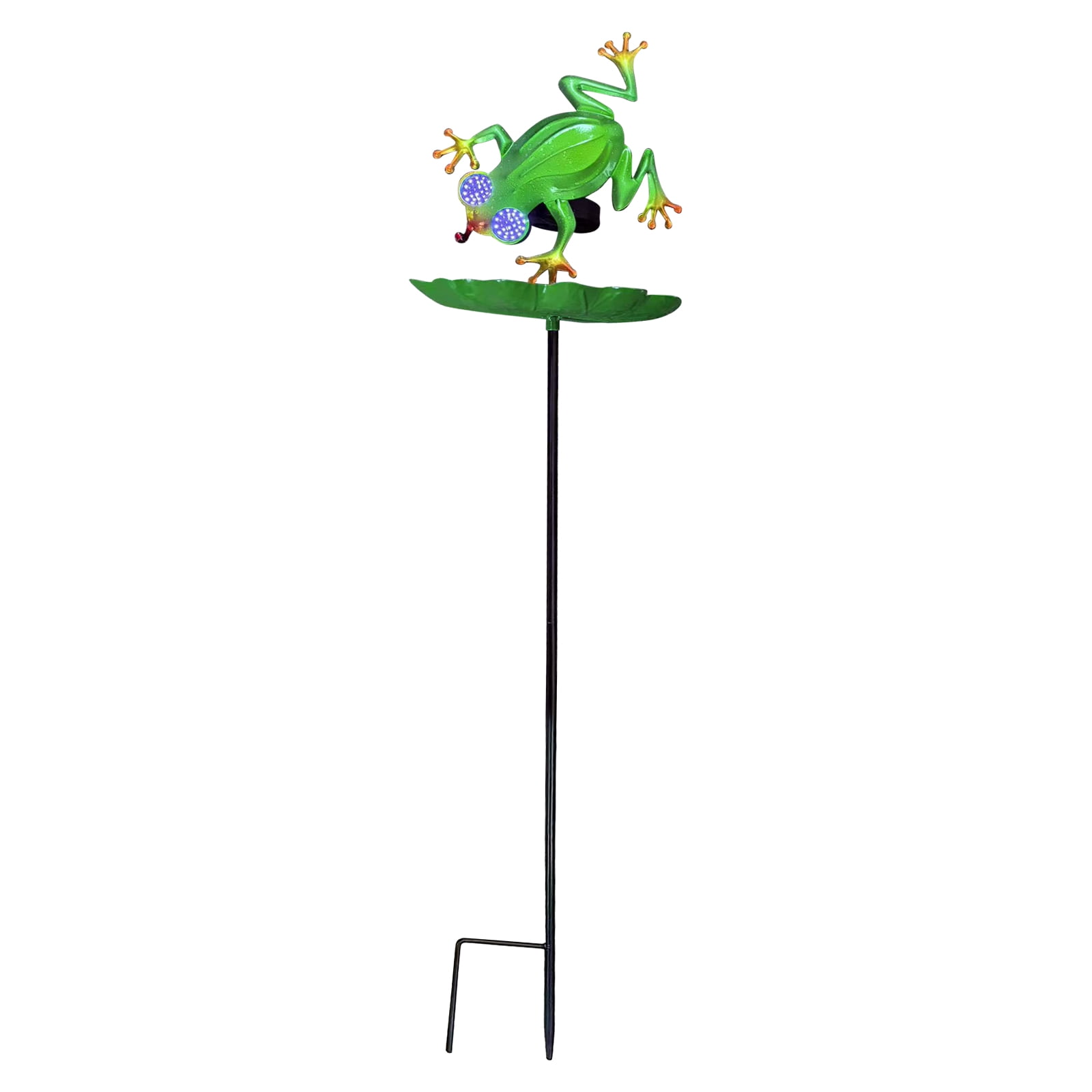 Solar Frog Bird Feeder,Animal Shaped Garden Water Station,Outdoor Yard ...
