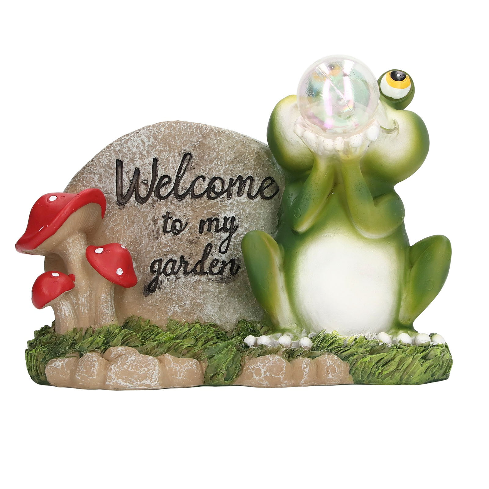 Solar Frog Light Anti Rust Waterproof Frog Solar Night Light Resin ...