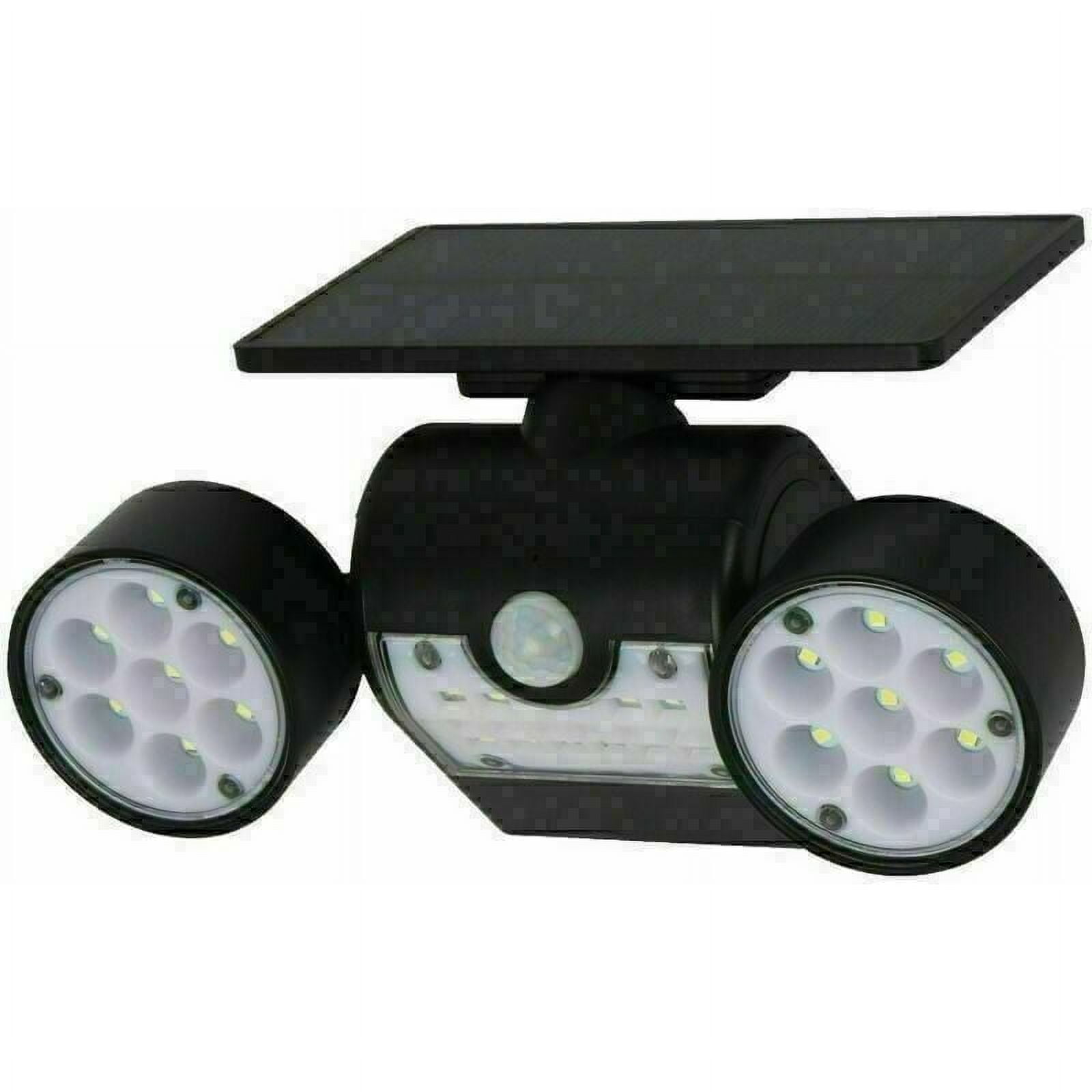 Solar Garden Light with Dual Head Spotlights, Independently Adjustable ...