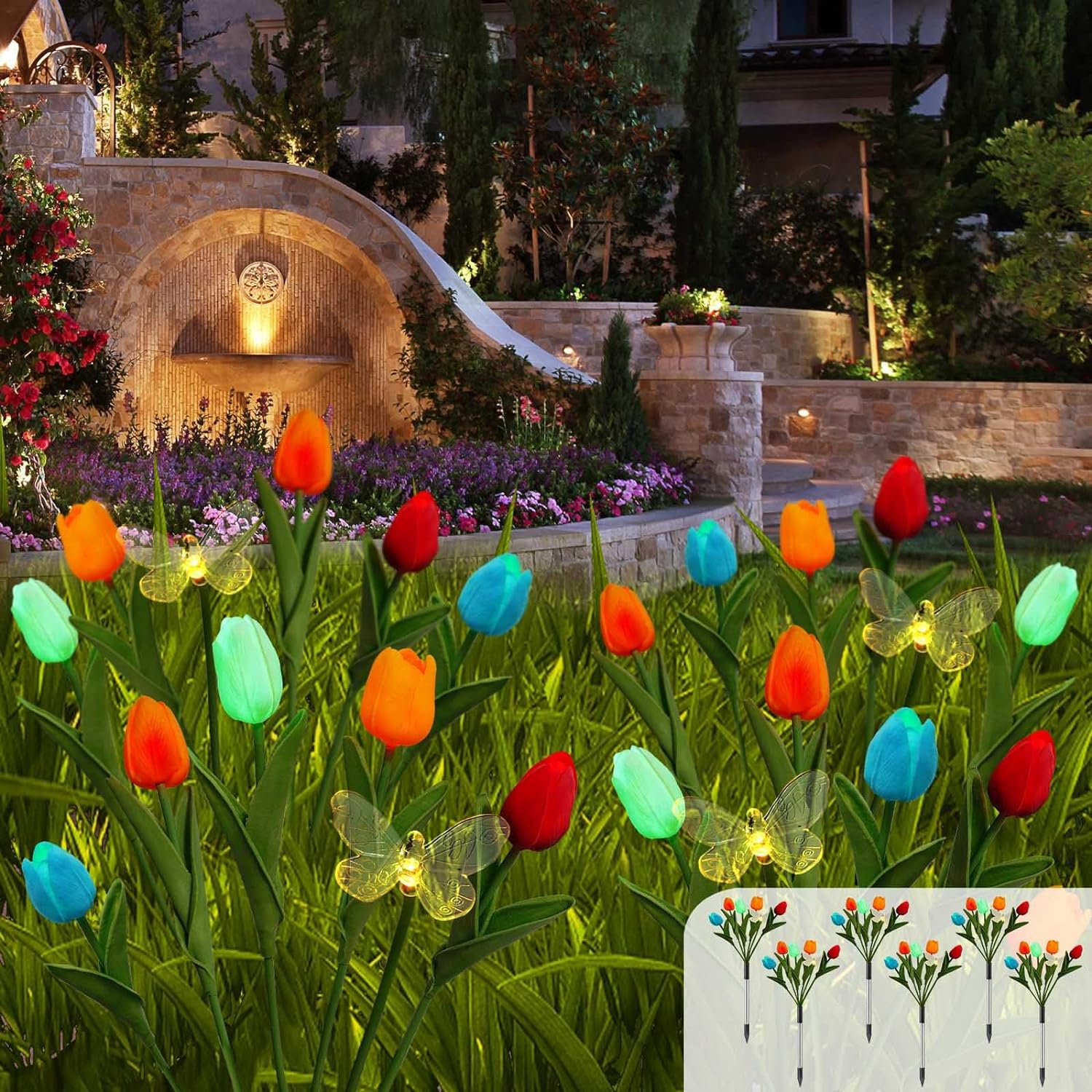 Solar Garden Lights Solar Firefly Lights, Solar Lights Outdoor ...