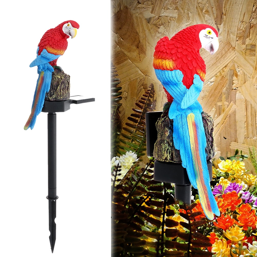 Solar Garden Lights LED Outdoor, Homeya Waterproof Decorative Parrot ...