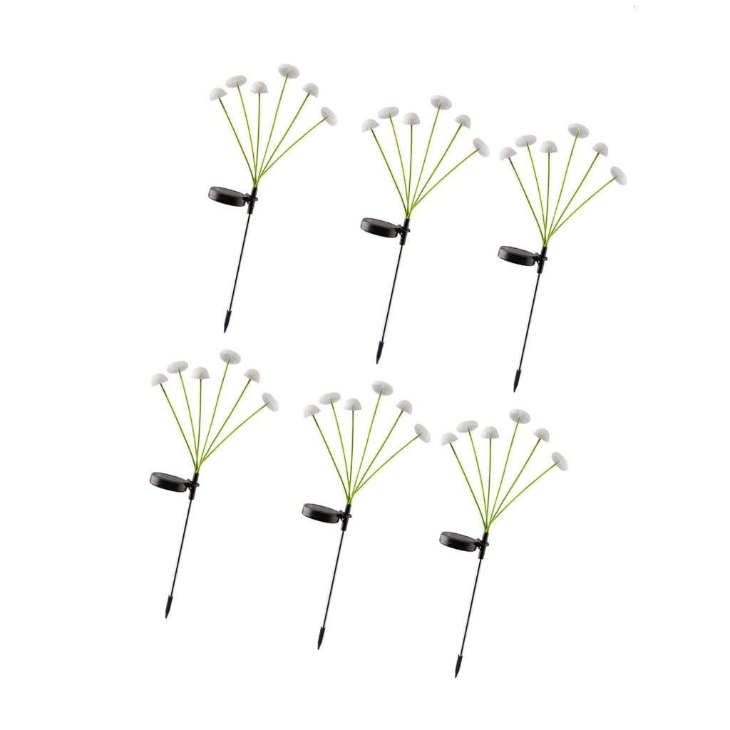 Solar Garden Lights Landscape Light Mushroom Shape for Pathway High ...