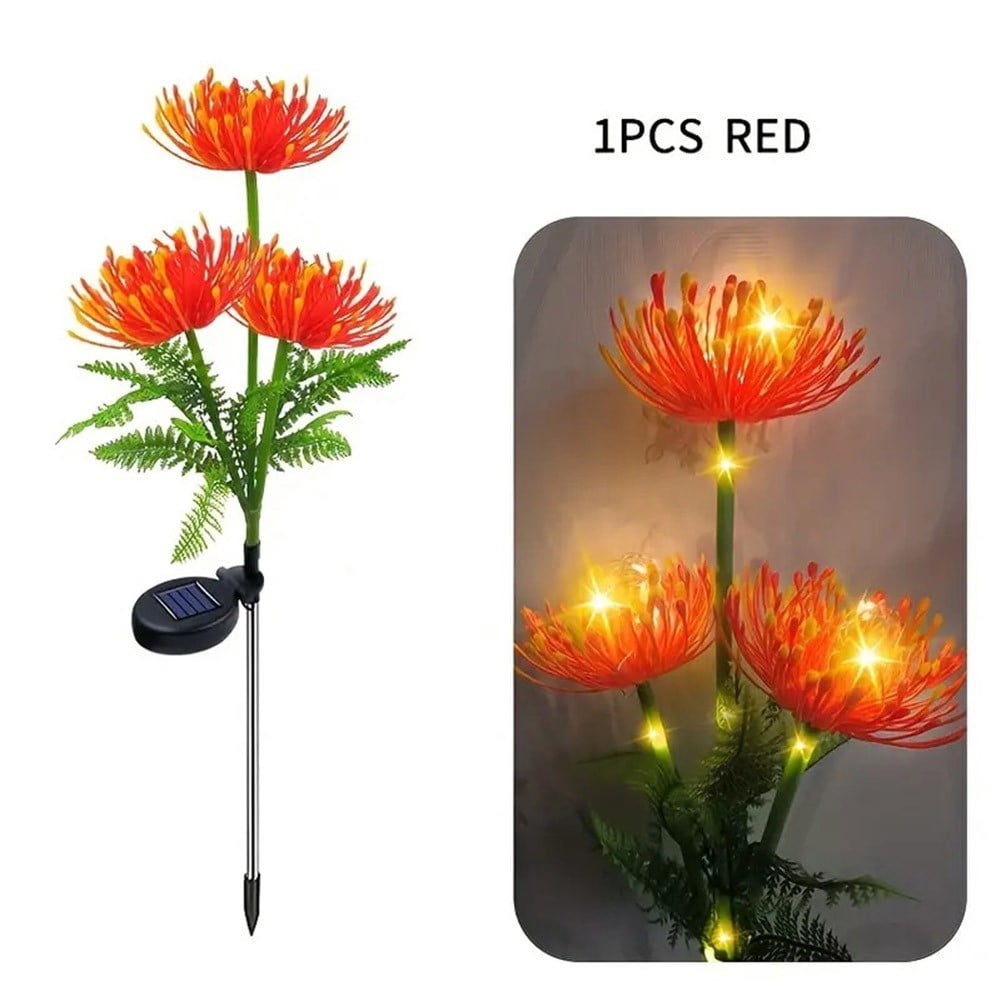 Solar Garden Lights Led Flower Stake Lamp Outdoor Yard Waterproof Patio ...