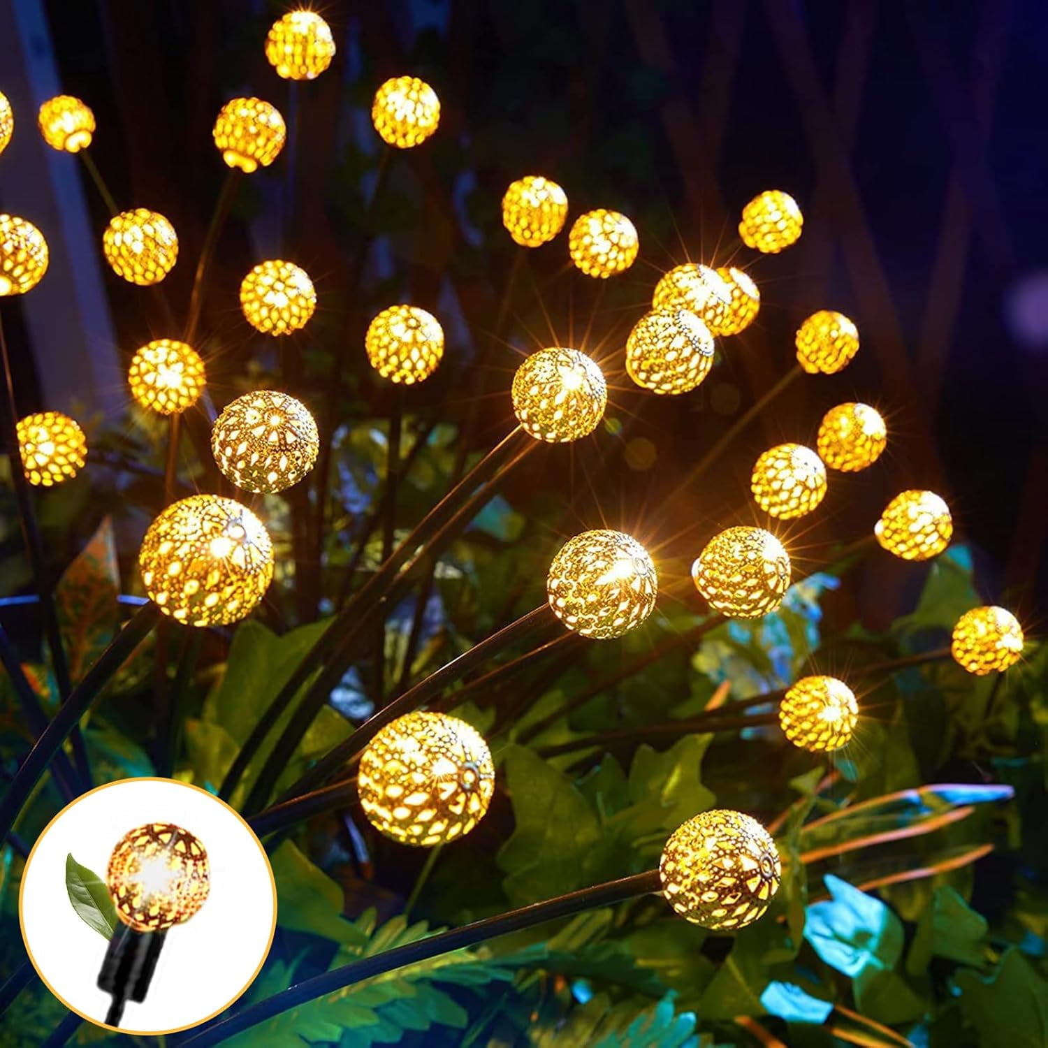 Solar Garden Lights - New Modern Design Solar Light,Sway by Wind with ...