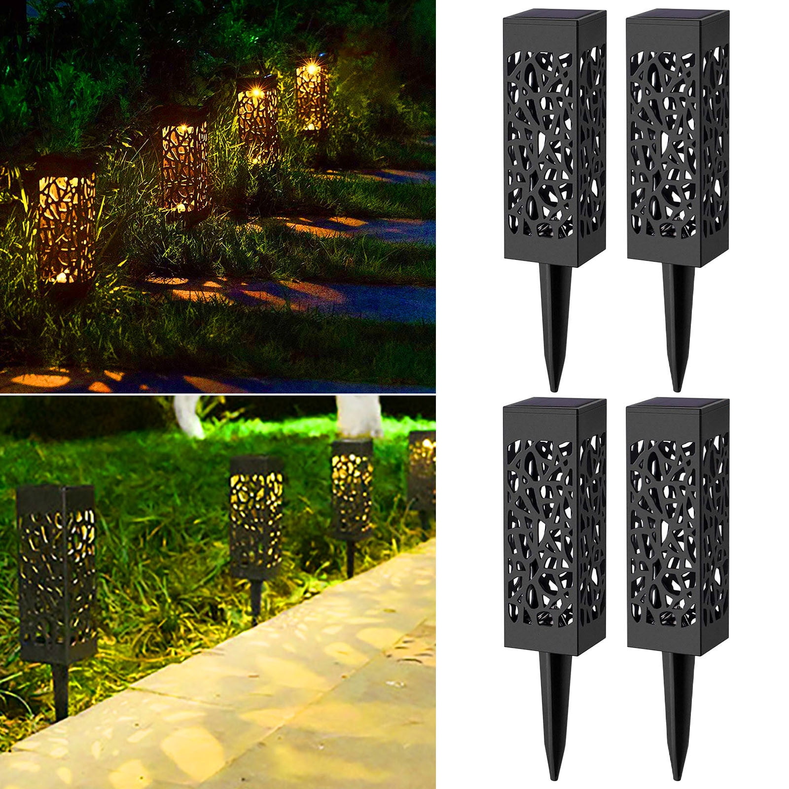 Solar Garden Lights - New Upgraded Solar Swaying Light, Sway by Wind ...