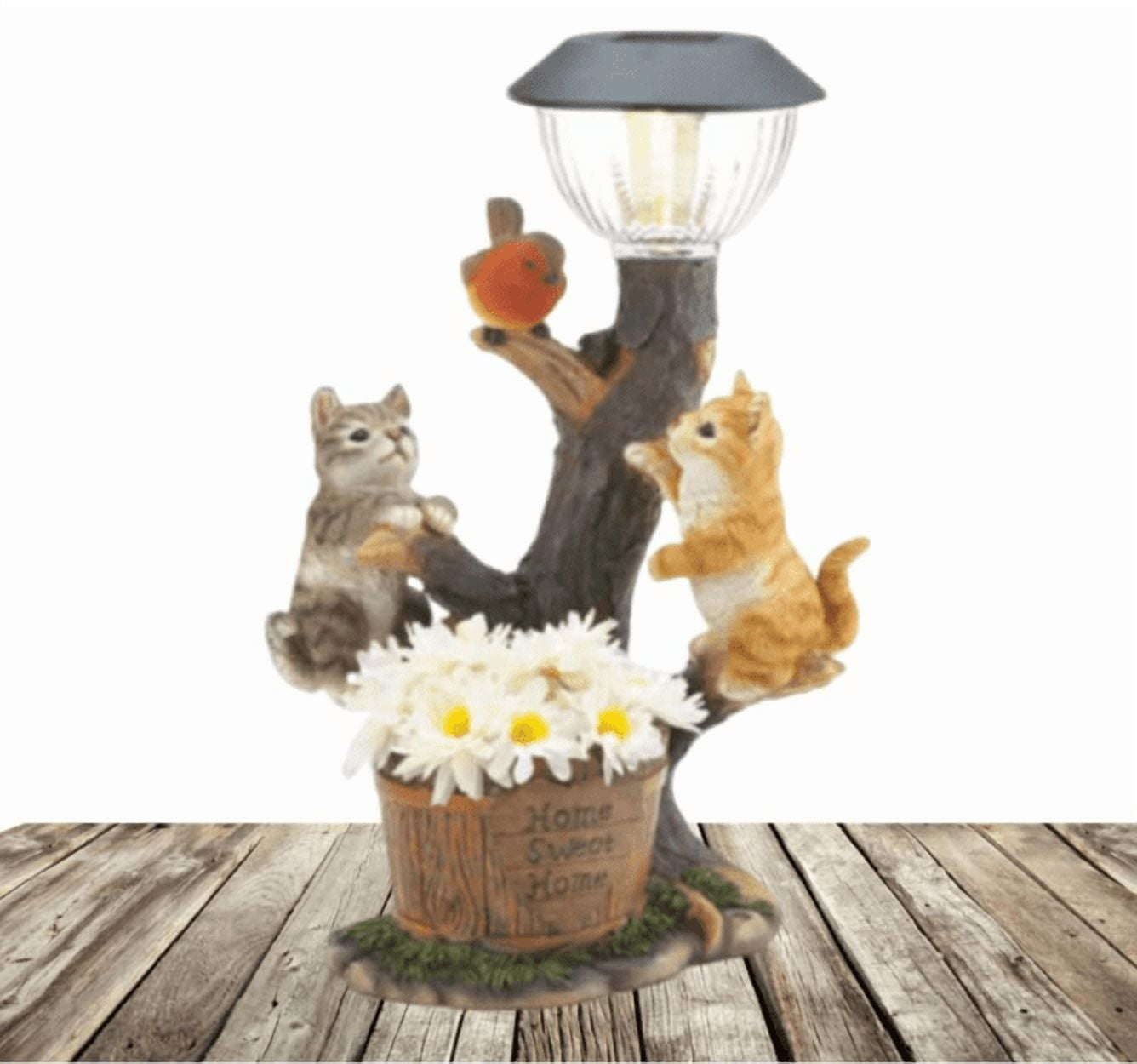 Solar Garden Lights Outdoor Decor,Welcome Solar Powered Animal ...