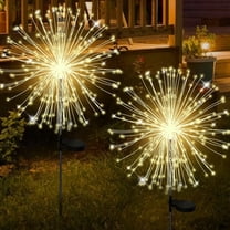 Waterproof Solar Garden Lights - 2 Pack Lily Flower LED, Multi-Color ...