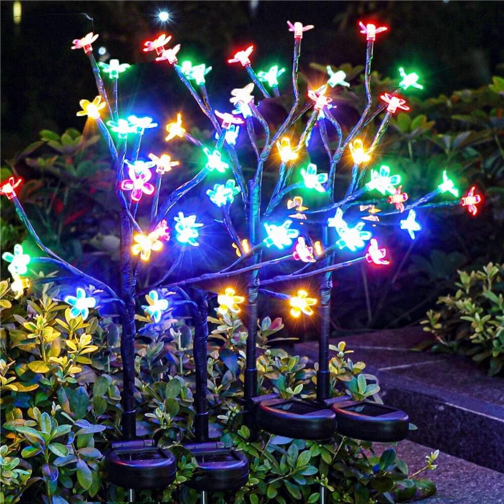 Solar Garden Lights Outdoor,Waterproof Solar Lights for Outside ...