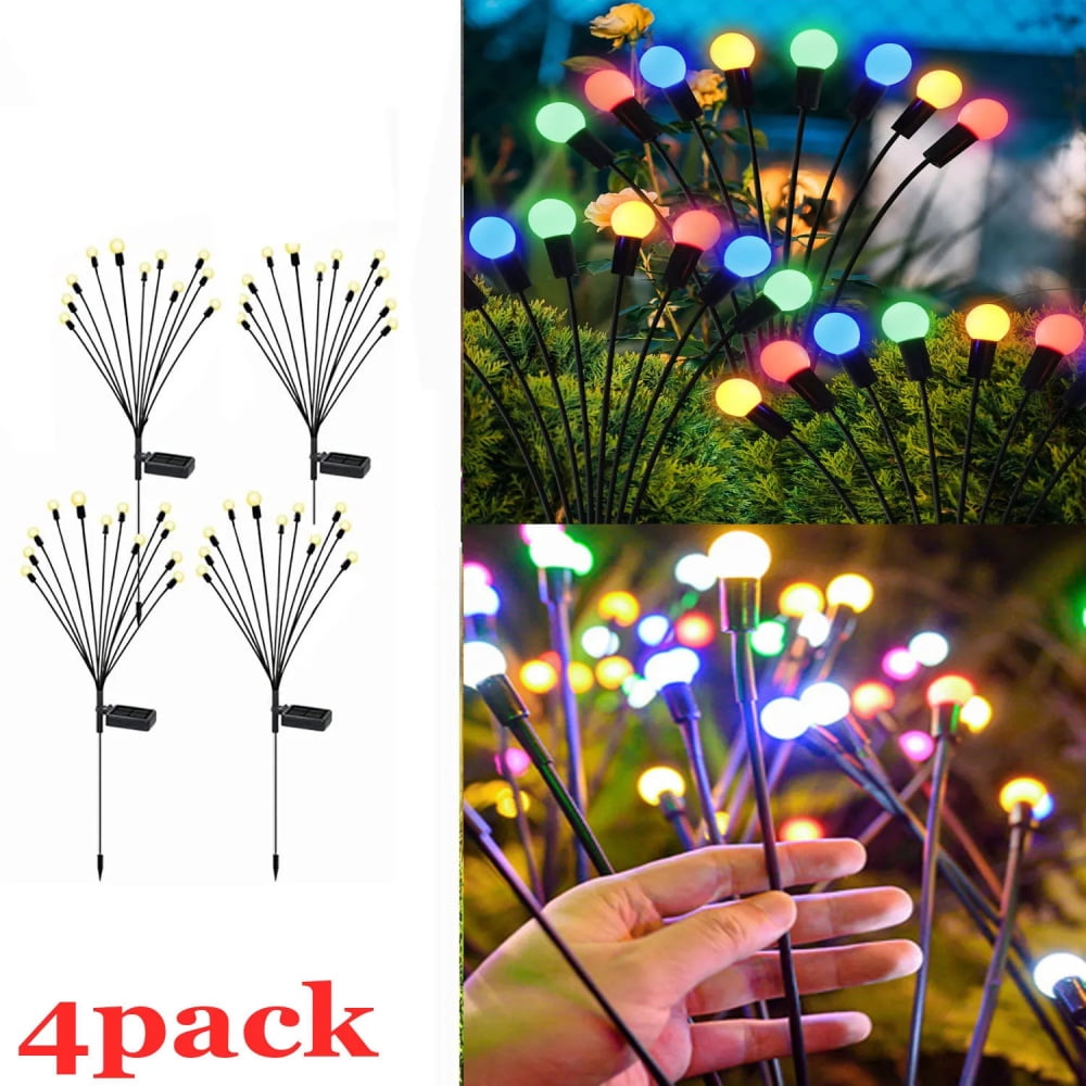 Solar Garden Lights Solar Swaying Light Sway by Wind Outdoor Lights ...