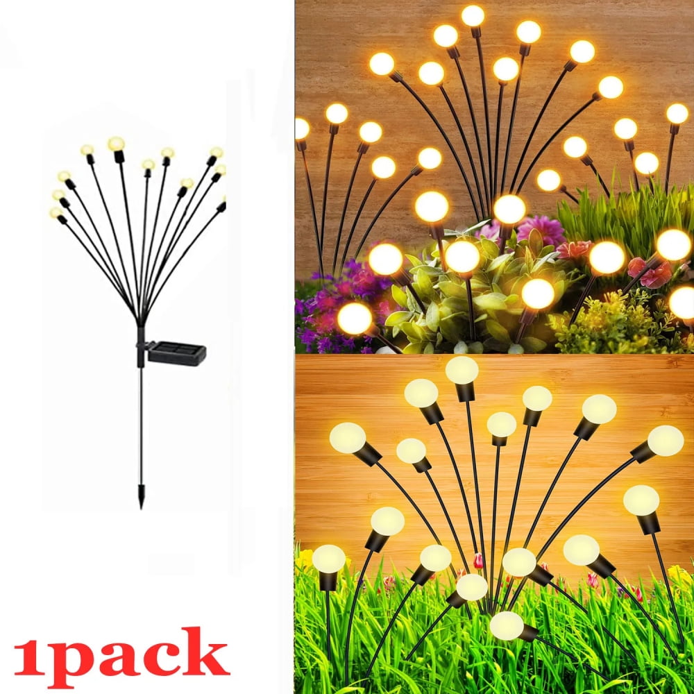 Solar Garden Lights Solar Swaying Light Sway by Wind Outdoor Lights ...
