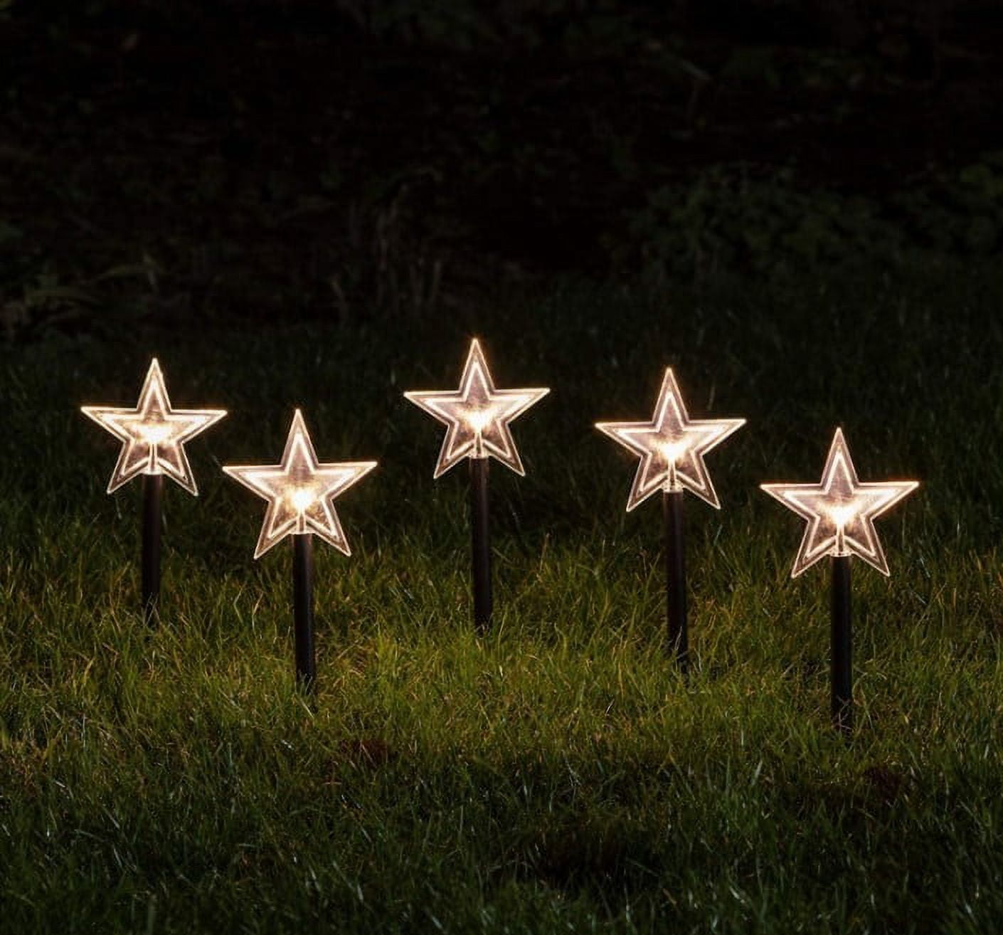 Solar Garden Lights Star Lights Outdoor Waterproof Stake Lights Solar ...